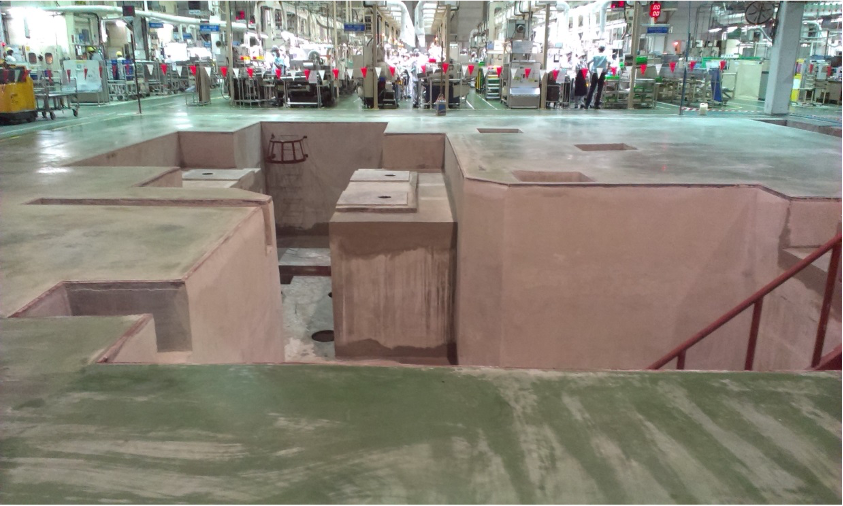 งานทำฐานแท่นเครื่อง และปรับปรุงโรงงาน (FOUNDATION PRESS 2000 TONS ...